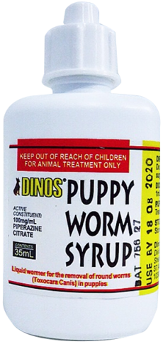Puppy Wormer Syrup – Dinos Pet Supply